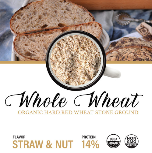 Raw Organic Whole Wheat Flour - Freshly Milled | Farmers Storehouse