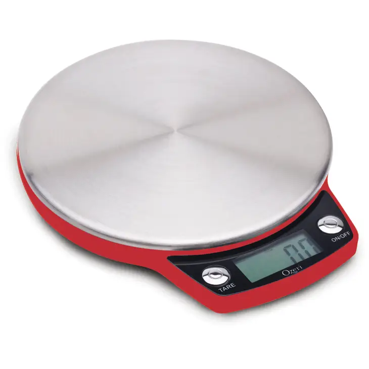 Precision Pro Stainless-Steel Digital Kitchen Scale in Red | Farmers ...