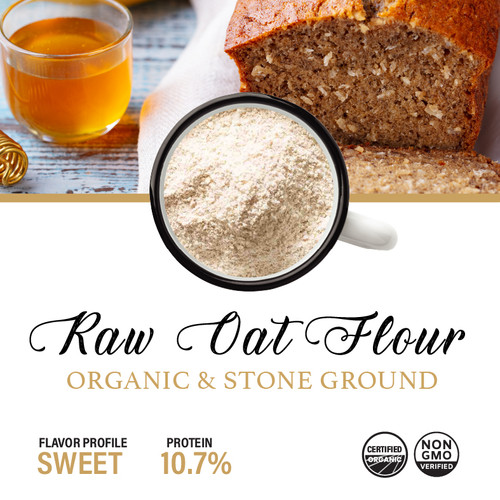 Raw Organic Oat Flour - Freshly Milled | Farmers Storehouse