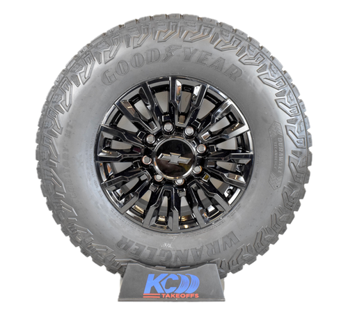 18" BRAND NEW!! Chevy Silverado ALASKAN AT4X 2500 3500 black OEM wheels ...