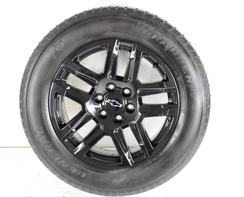 20"Chevy Silverado TRAIL BOSS OEM GLOSS BLACK | KC Take-off wheels