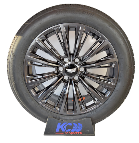 22" NEW CADILLAC ESCALADE V Dark Grey OEM Wheels Rims Tires | KC Take ...