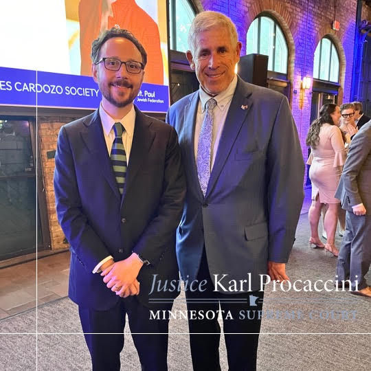 Justice Procaccini Attends Cardozo Dinner