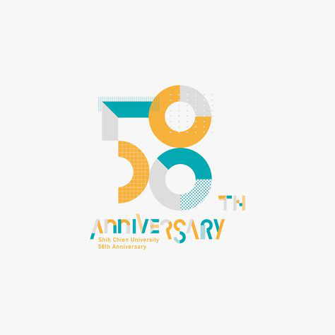 Celebrating 50 with typography logo design inspo