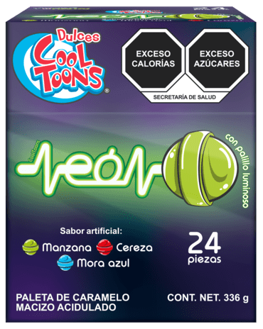 Cool Toons Neón | Dulces Cool Toons
