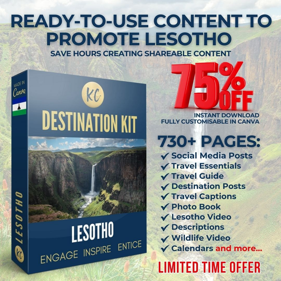 Lesotho Destination Kit | Templates by KC