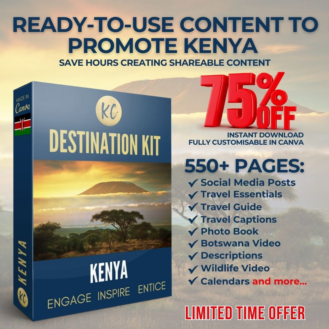 Kenya Destination Kit | Krushell Creations Canva Templates