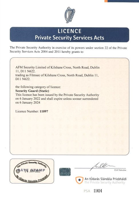 Certification | AFM Security