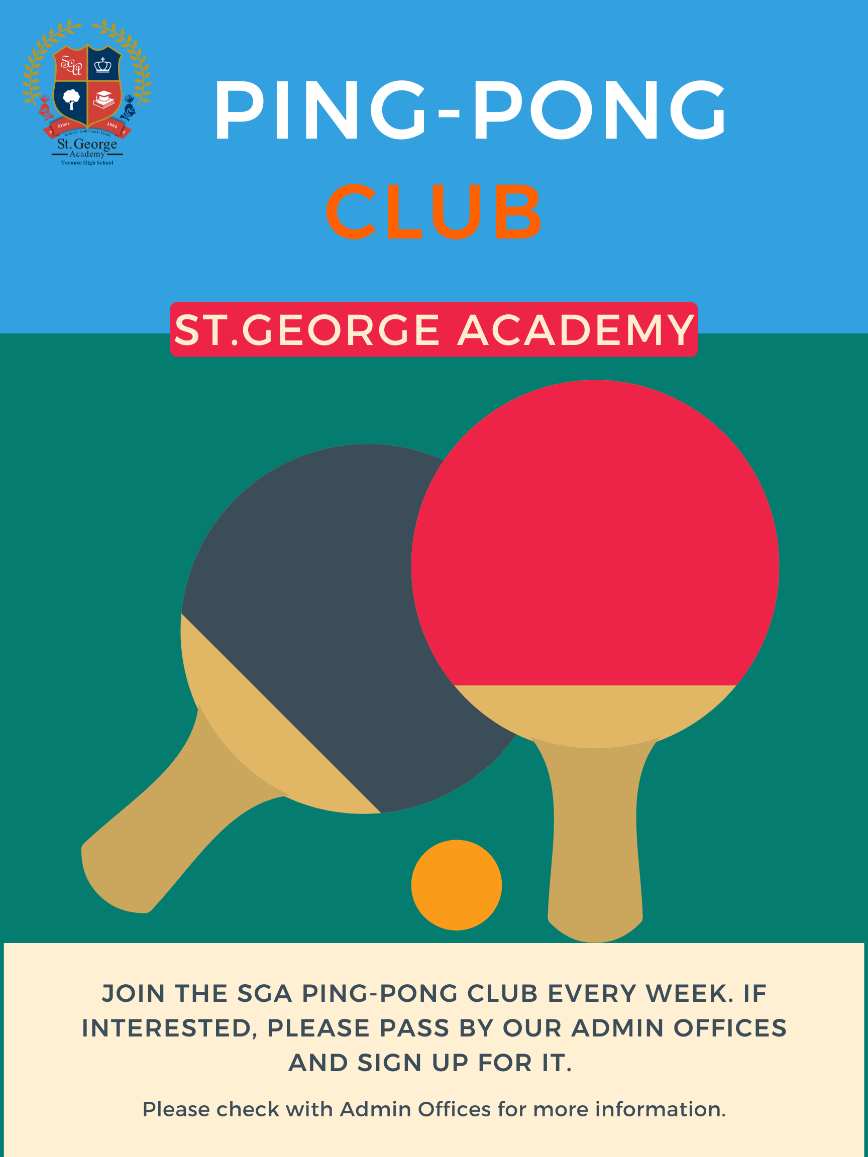 🏸🏓 Calling all racket enthusiasts at SGA High School! 🏸🏓