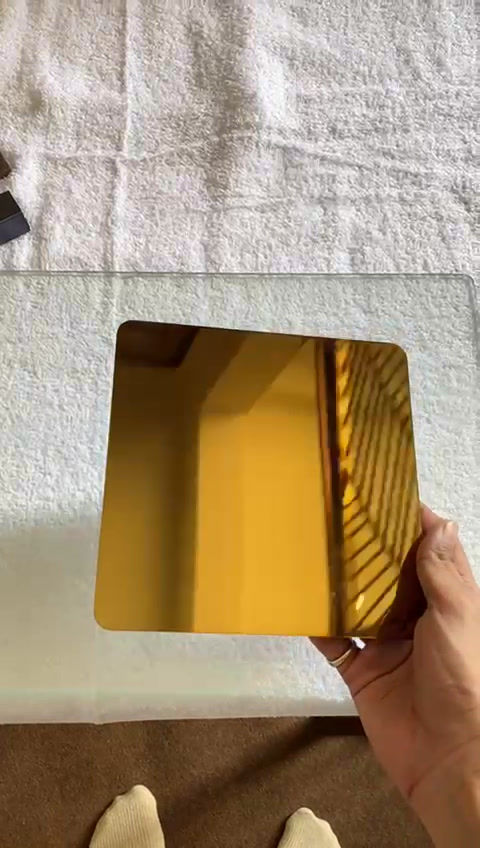 Farbe SS Golden Gloss | Gold Coating on Stainless Steel Spray PVD ...