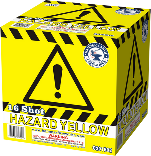 HAZARD YELLOW 16 SHOT | hammerandanvil