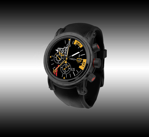 MACH WATCH Concorde Machmeter - Black Edition | AERO-DESIGN