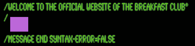 Calendar | The Breakfast Club