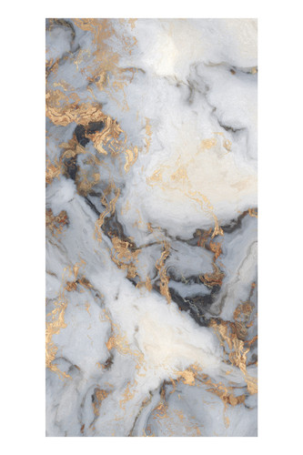 Grey & Gold High Gloss Porcelain 60x120cm Tile For Wall & Floors ...