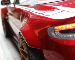 Aston Martin Vantage wide body styling, carbon fibre Aero