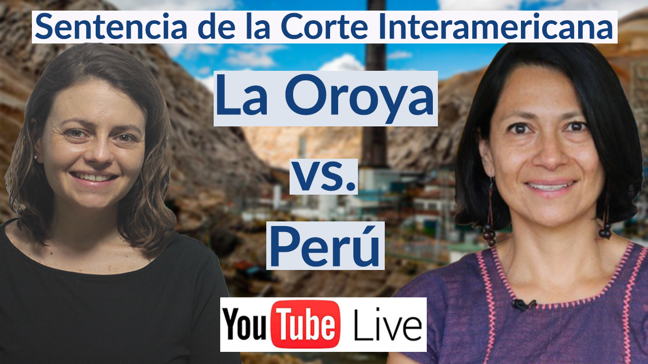 Corte IDH Caso Comunidad de La Oroya