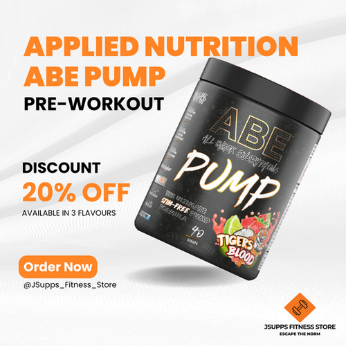 Applied Nutrition ABE Pump - Zero Stim Pre-Workout | JSupps Fitness Store