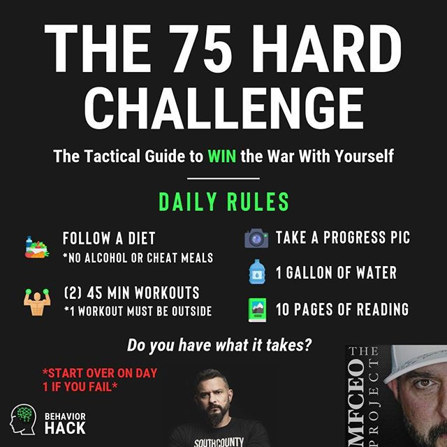 75 Hard Phase 1 Template