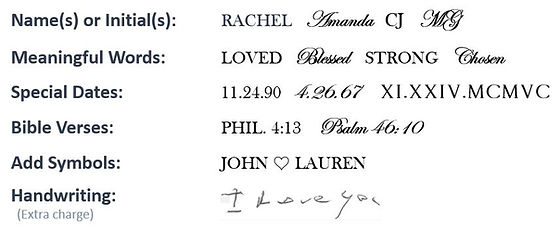 ENGRAVABLE JEWELRY | Created Bracelets