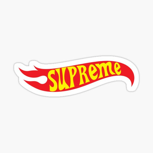 Supreme Hot Wheels Sticker | m & d