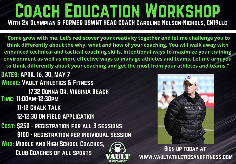 COACH EDUCATION | Vault Athletics