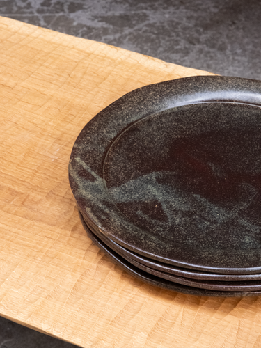 Tenmoku Dinner Plate by Puro Ceramics | Provision Store