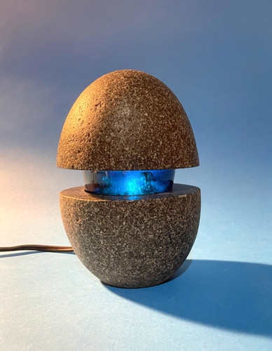 Beach Stone Lamp | Stone Designs