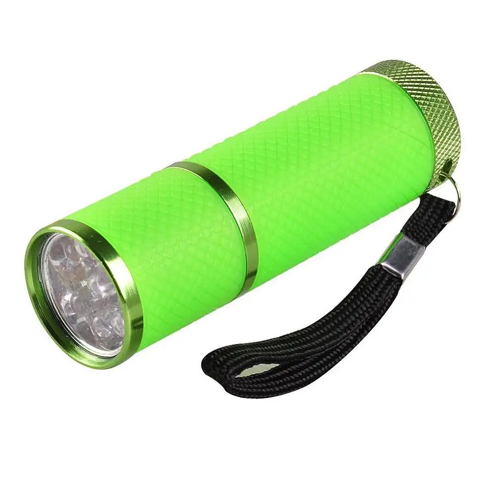 Biutee UV Light Lamp Mini 9 LED Flashlight UV Gel Adhesive Glue Curing ...