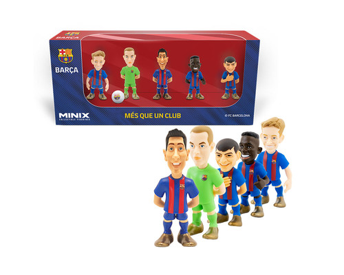 Pack 5 joueurs - FC Barcelona | Minix