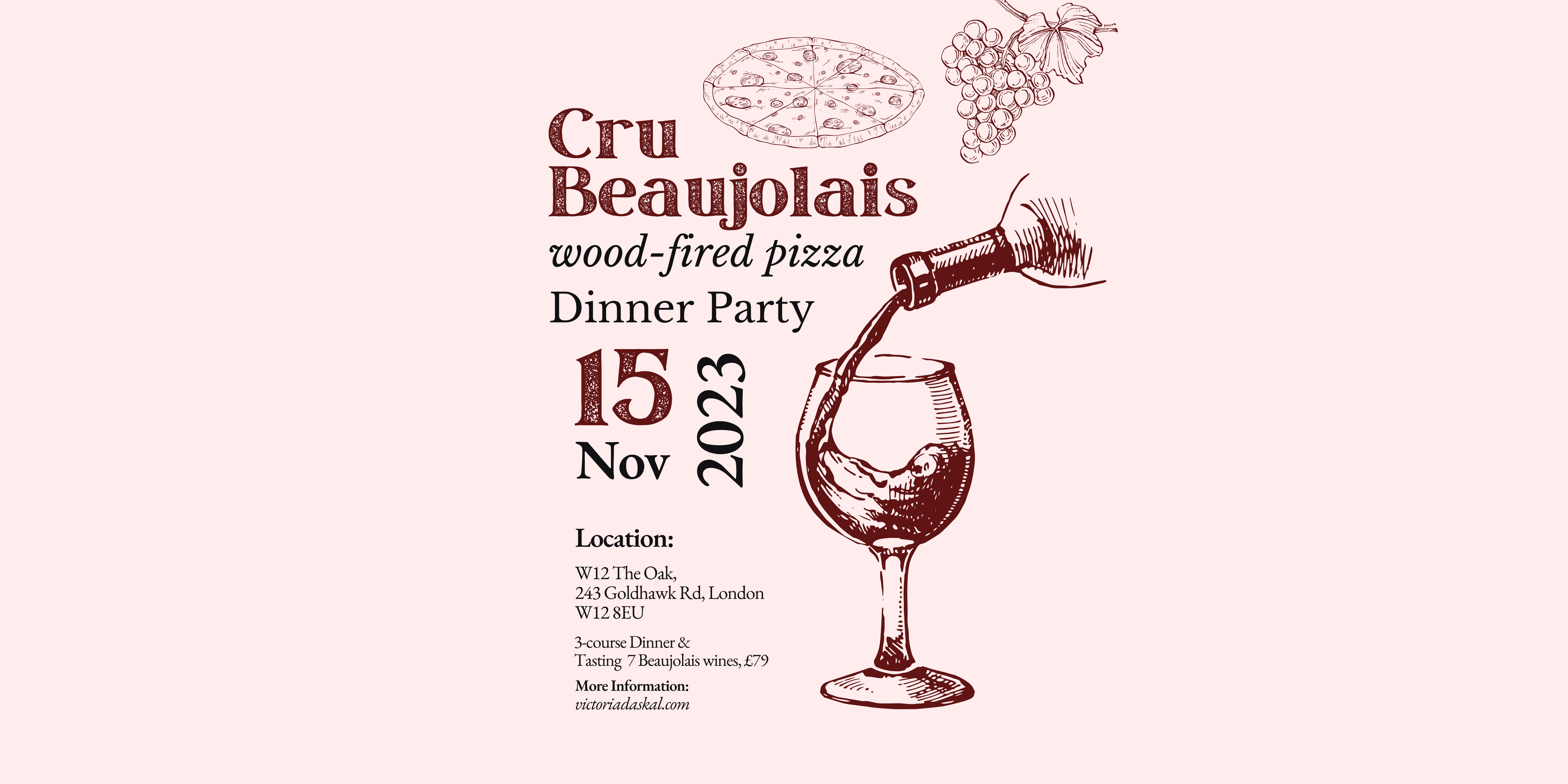 Cru Beaujolais & Wood-fired Pizza Party | Victoria Daskal