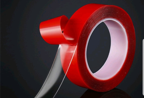 Strong PVC Red transparent double sided tape | Soon Teck Hardware