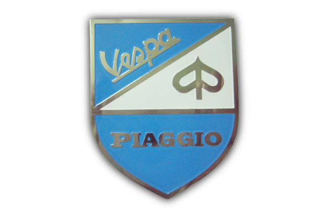 VESPA PIAGGIO SHIELD LOGO BADGE | TAFFSPEED