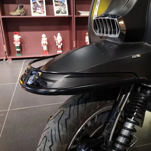 ROYAL ALLOY GP GT 125 - 300 BLACK POWDER COATED FRONT MUDGUARD BUMPER ...