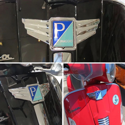VESPA GT3 300 CHROME WINGS LOGO TRIM | TAFFSPEED