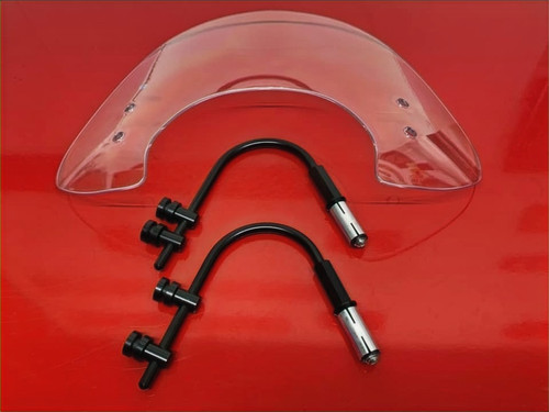 VESPA GTS 300 - 125 2003 - 2018 CLEAR FLYSCREEN | TAFFSPEED