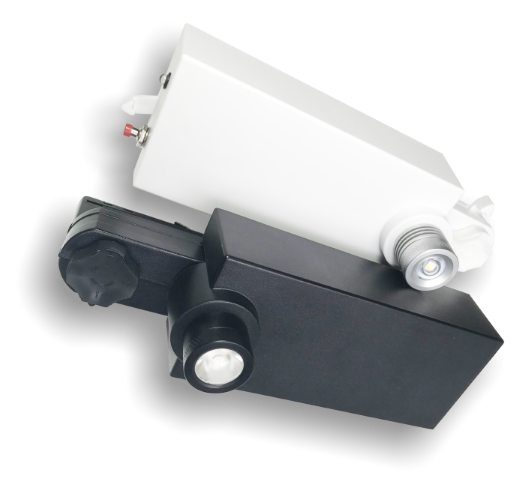 EmergenSee(TM) TRACK | D50 LED Track Mount Emergency Light | Synnovate