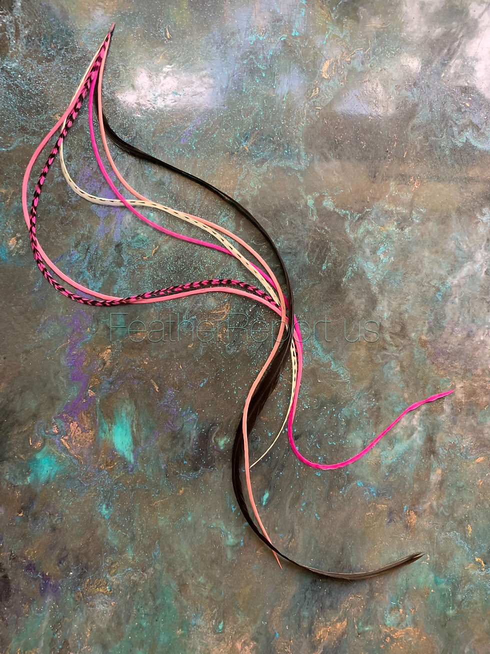 Bonded Feather Extensions & DIY Hair Feather Kits with Beads ...
