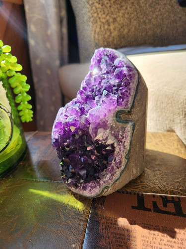Amethyst Cathedral Tower | Shelf & Stone