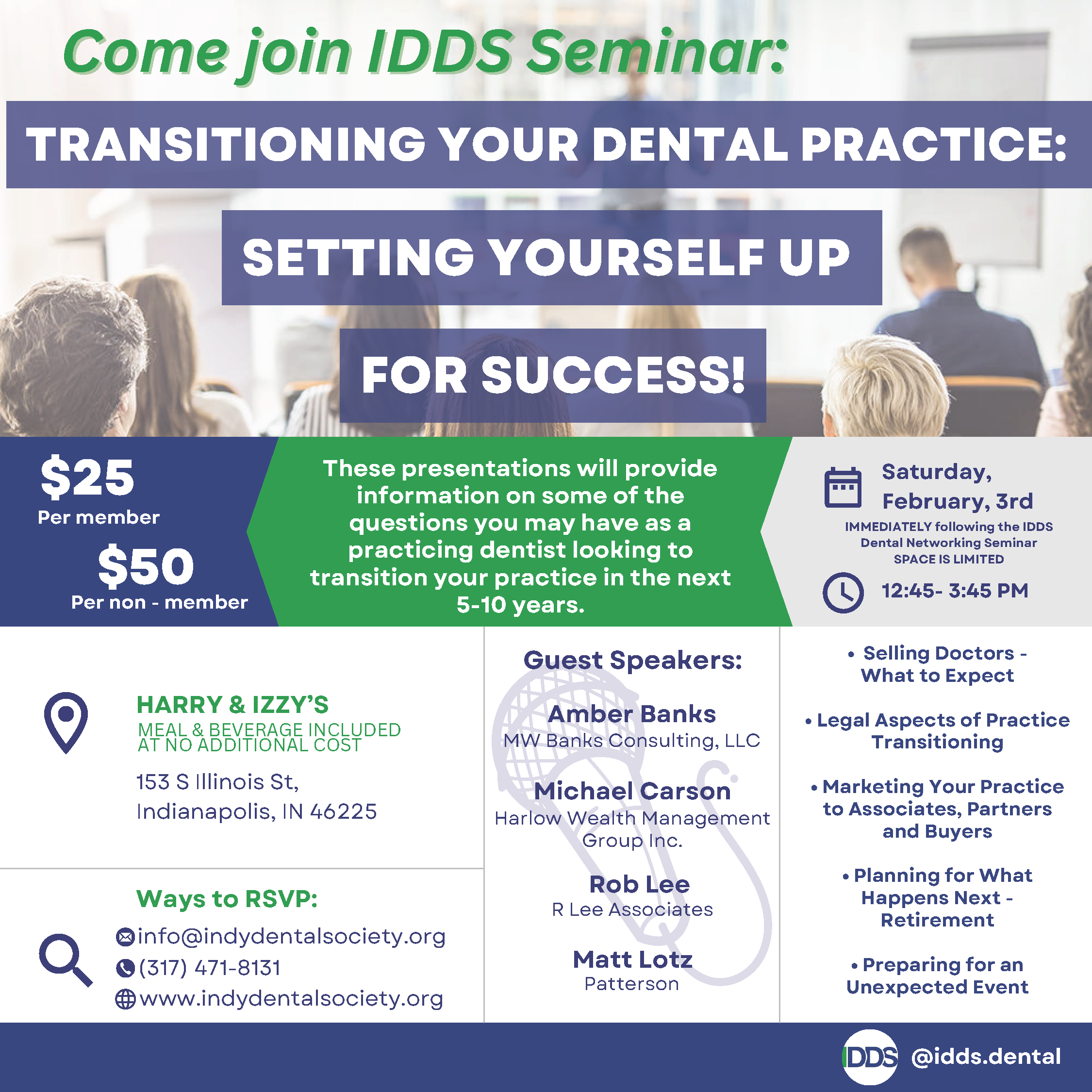 Transitioning Your Dental Practice | IDDS
