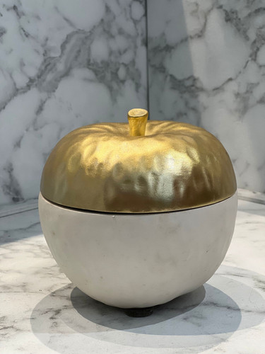 White & Gold Apple | Grey & Adler