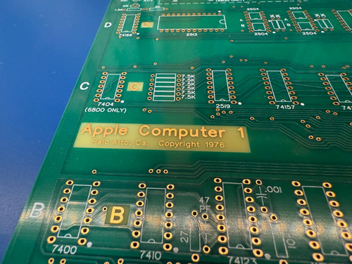 Apple-1 Replica PCB | Gold Plated | Artem Kalinchuk
