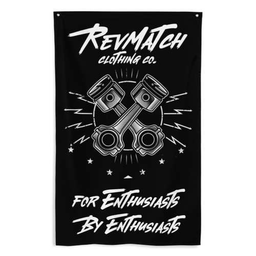 RMCC Old Skool Wall Flag | RevMatchClothingCo