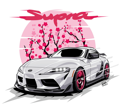Custom Car Illustration | RevMatchClothingCo