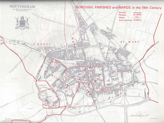 Nottingham | Town Historic Maps & Articles | Historic Town's Trust