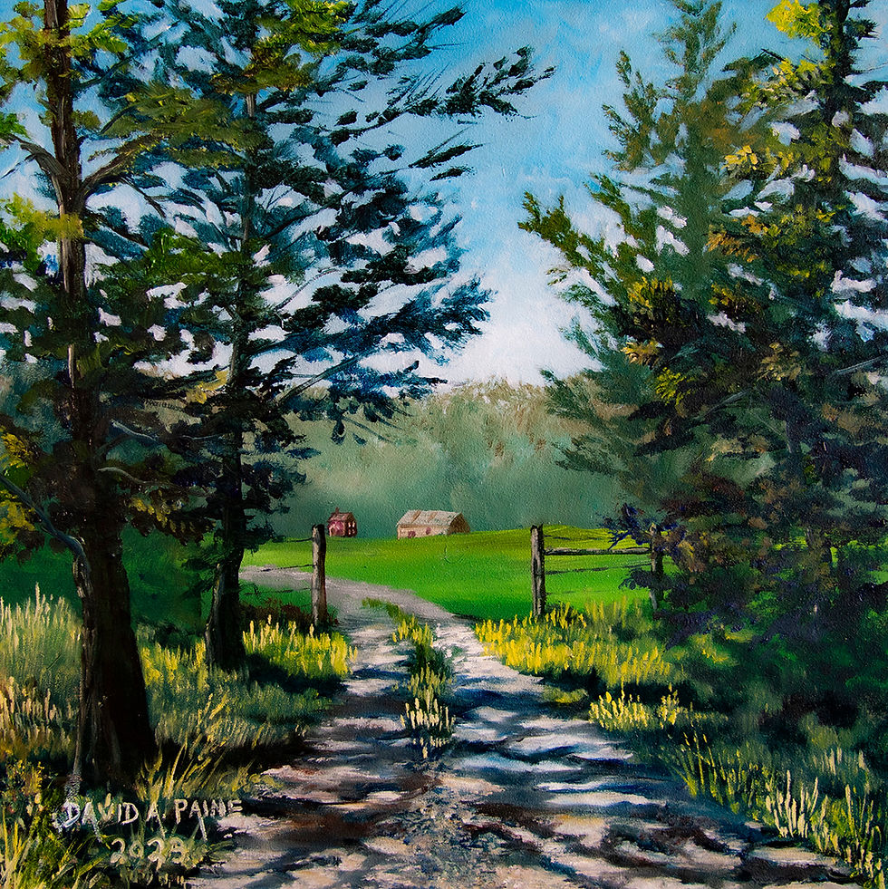 Two new landscape paintings