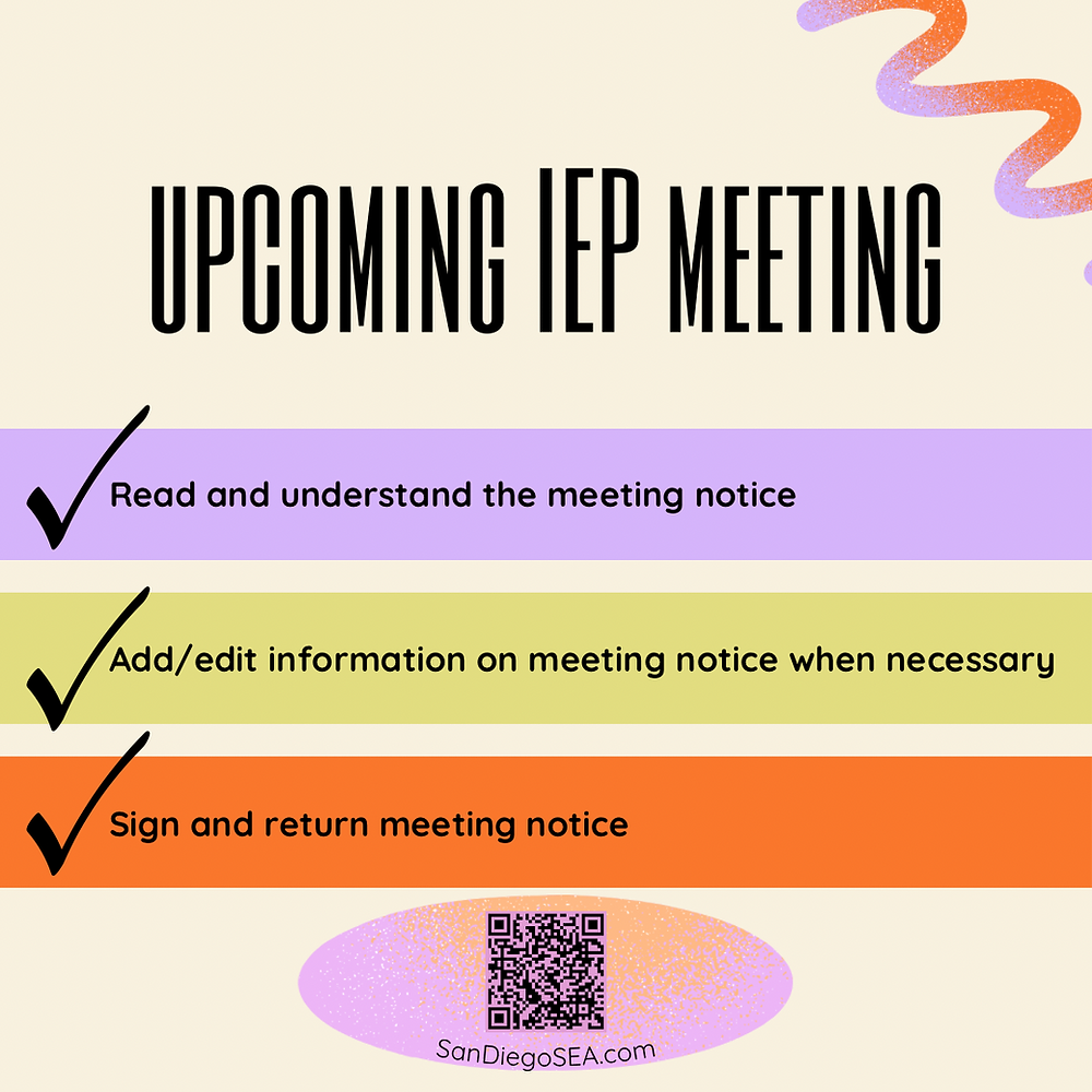 Scheduling IEP Meetings Part 3: The Meeting Notice