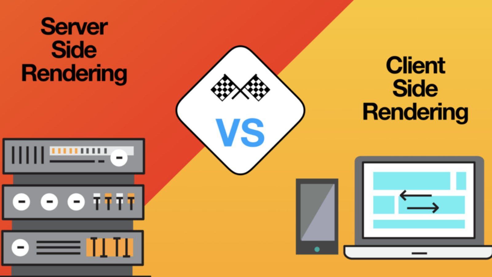What are the differences between server-side rendering (SSR) and client-side rendering (CSR)?
