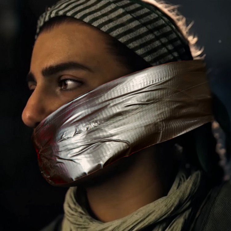 Farah Karim (Call of Duty: Modern Warfare 2019) Wrap Around Tape Gagged ...