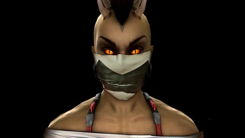 Sheeva Mortal Kombat 9 Taped Up+Microfoam/Duct Tape Gagged | The Fakers ...