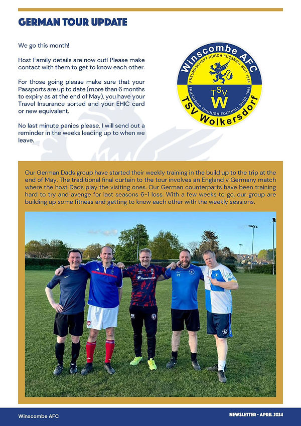 NEWSLETTERS | Winscombe FC